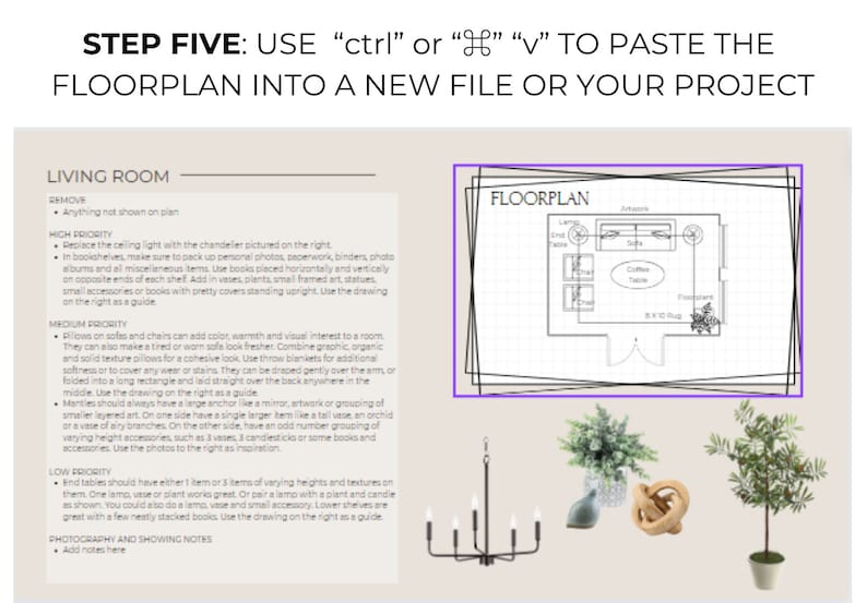 Quick and Easy Floorplan Canva Template - Etsy