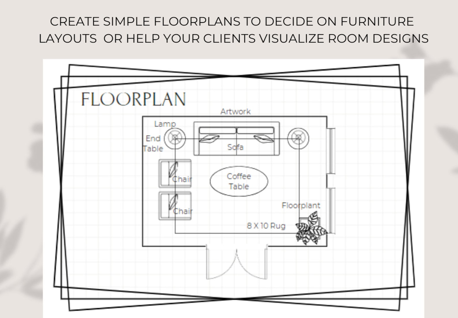 Quick and Easy Floorplan Canva Template - Etsy