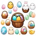 Easter Clipart Cute Easter Bunny Clipart Happy Easter Clipart Easter ...