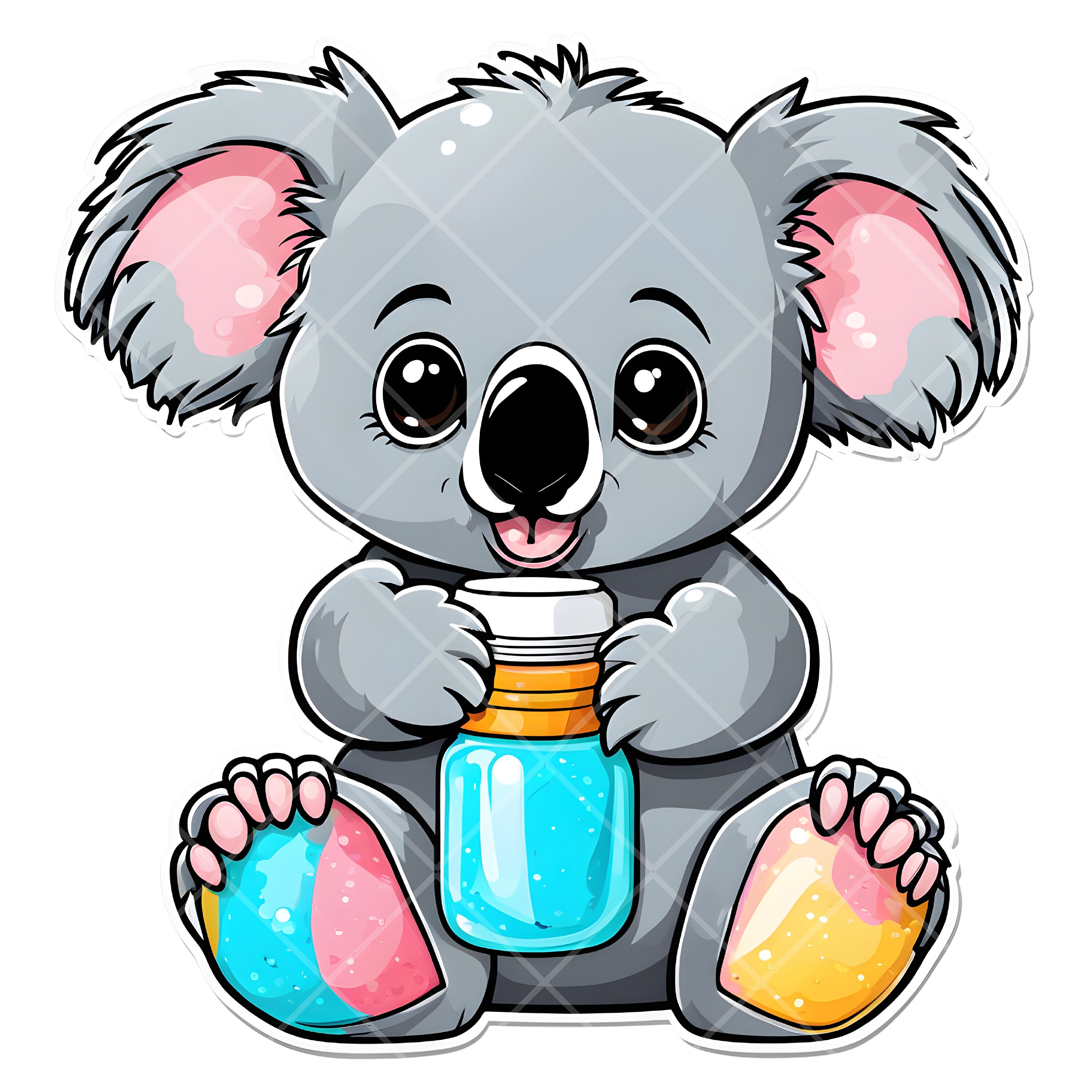 Baby Koala Clipart Baby Shower Clipart Nursery Decor Clipart Animal ...