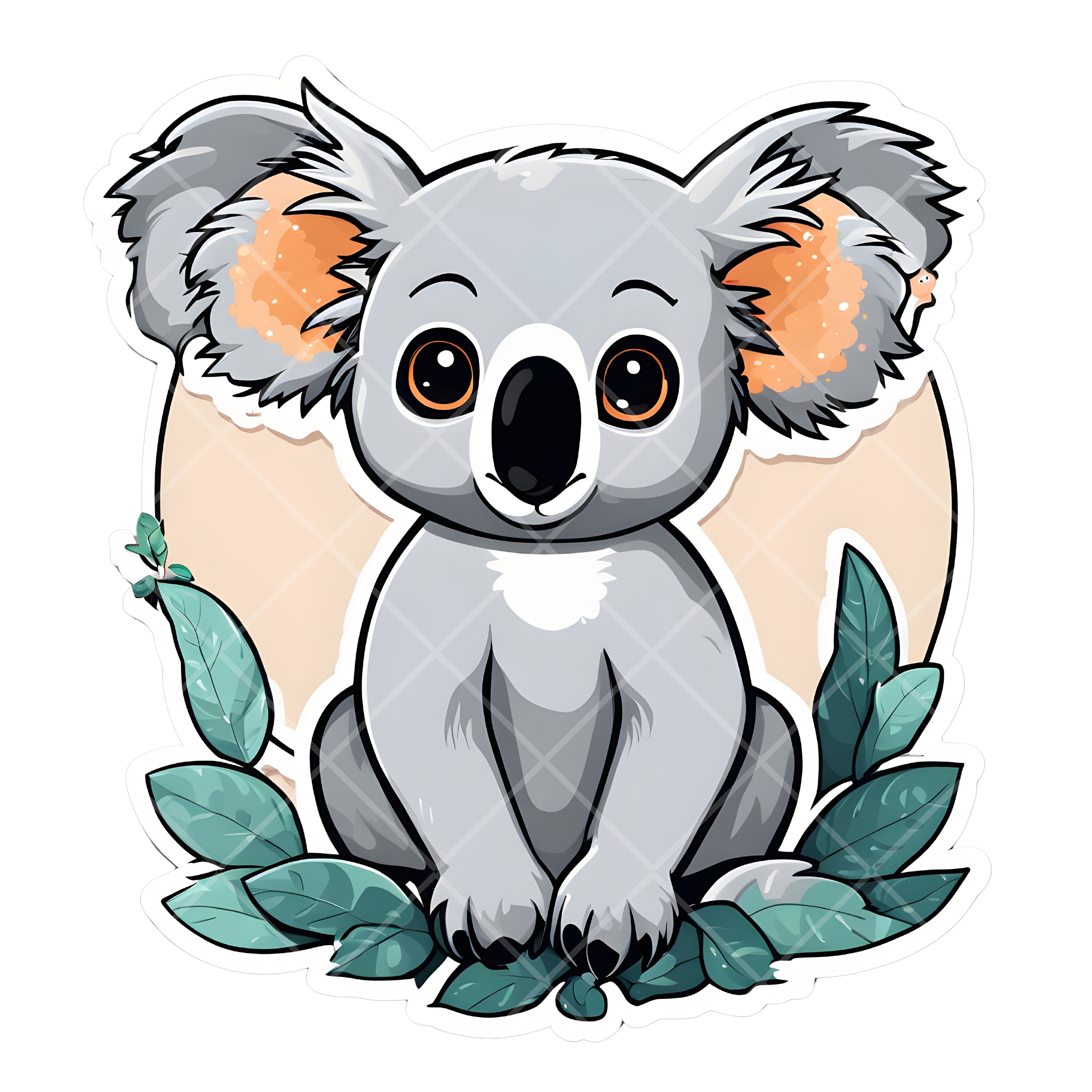 Baby Koala Clipart Baby Shower Clipart Nursery Decor Clipart Animal ...