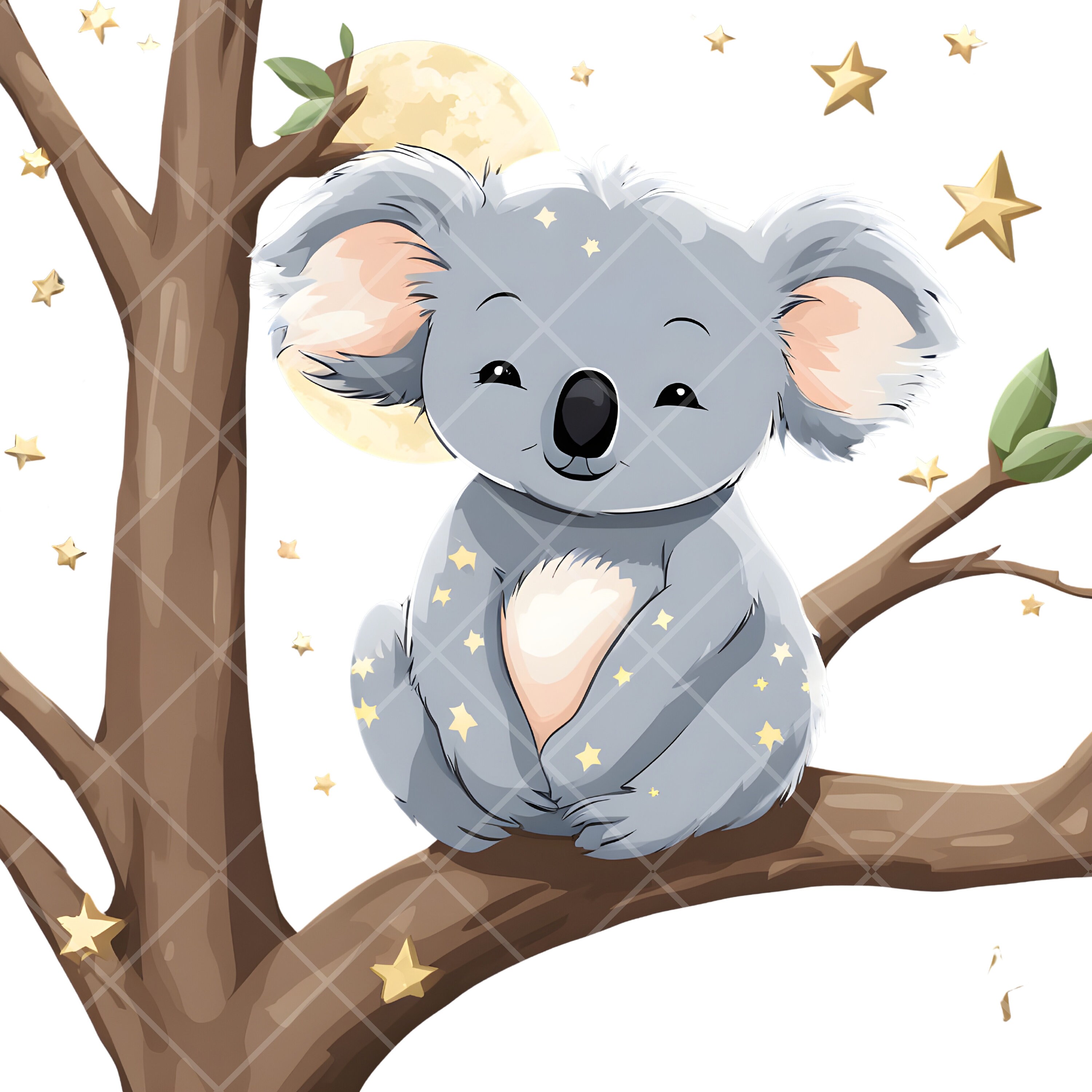 Baby Koala Clipart Baby Shower Clipart Nursery Decor Clipart Animal ...