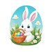 Easter Clipart Cute Easter Bunny Clipart Happy Easter Clipart Easter ...