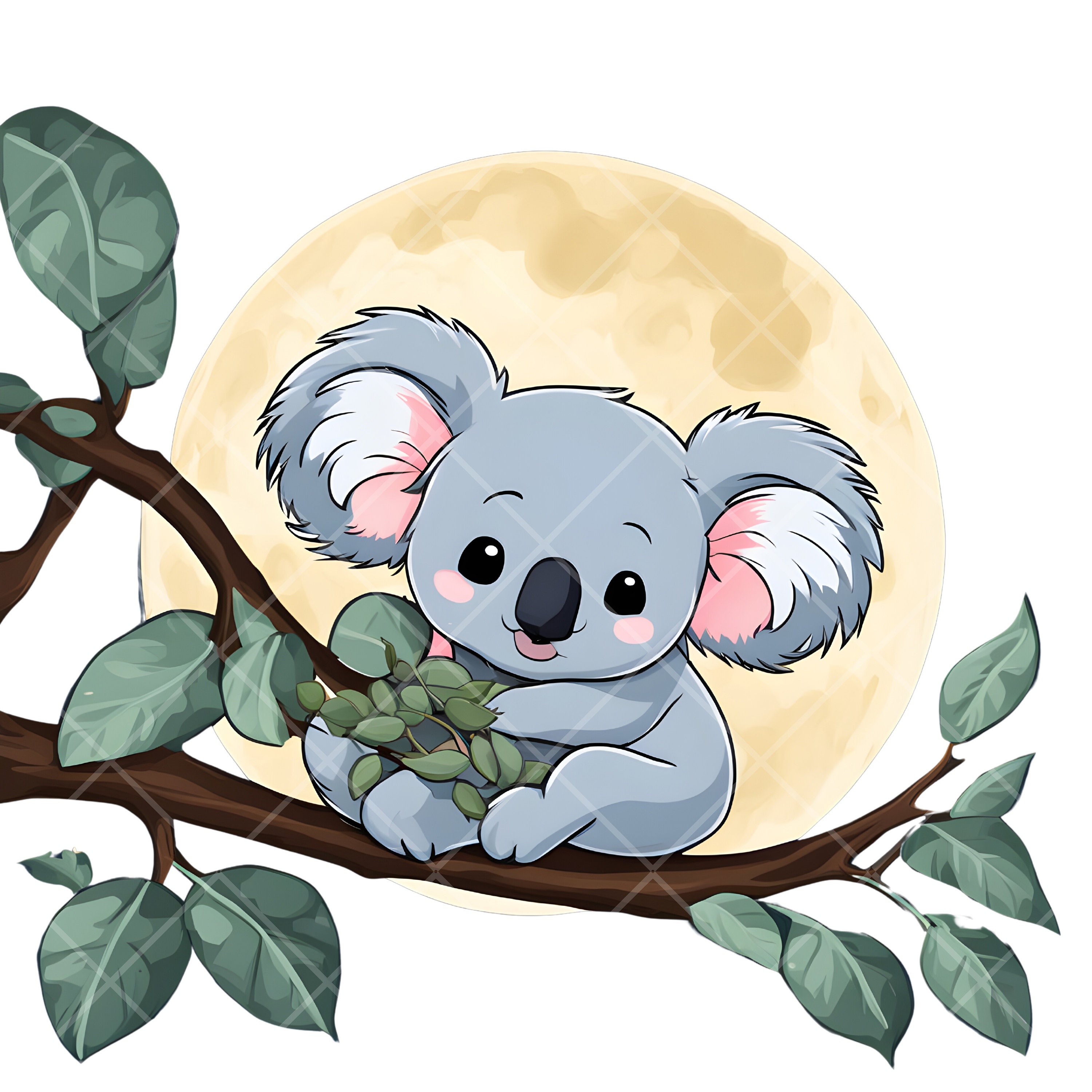 Baby Koala Clipart Baby Shower Clipart Nursery Decor Clipart Animal ...