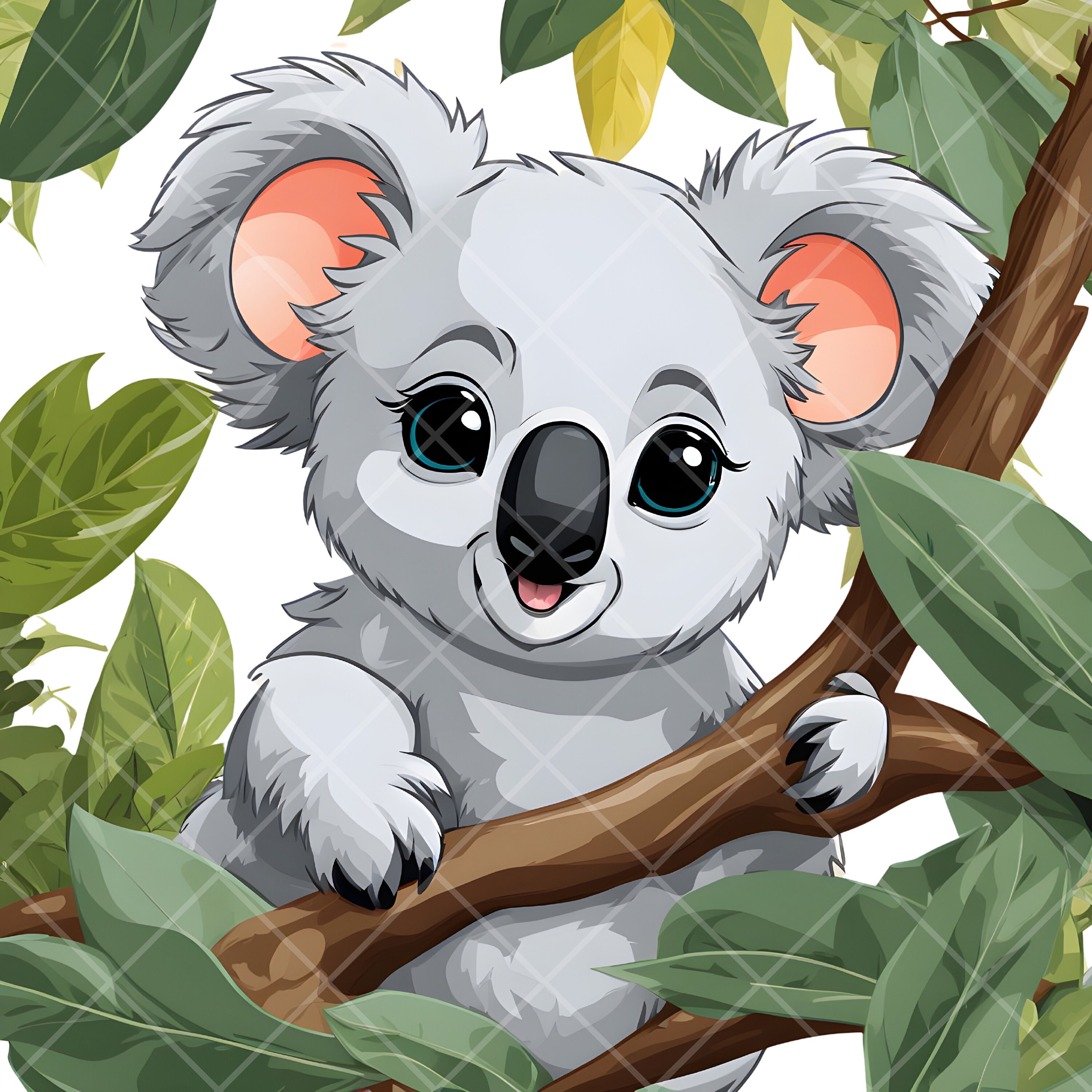 Baby Koala Clipart Baby Shower Clipart Nursery Decor Clipart Animal ...