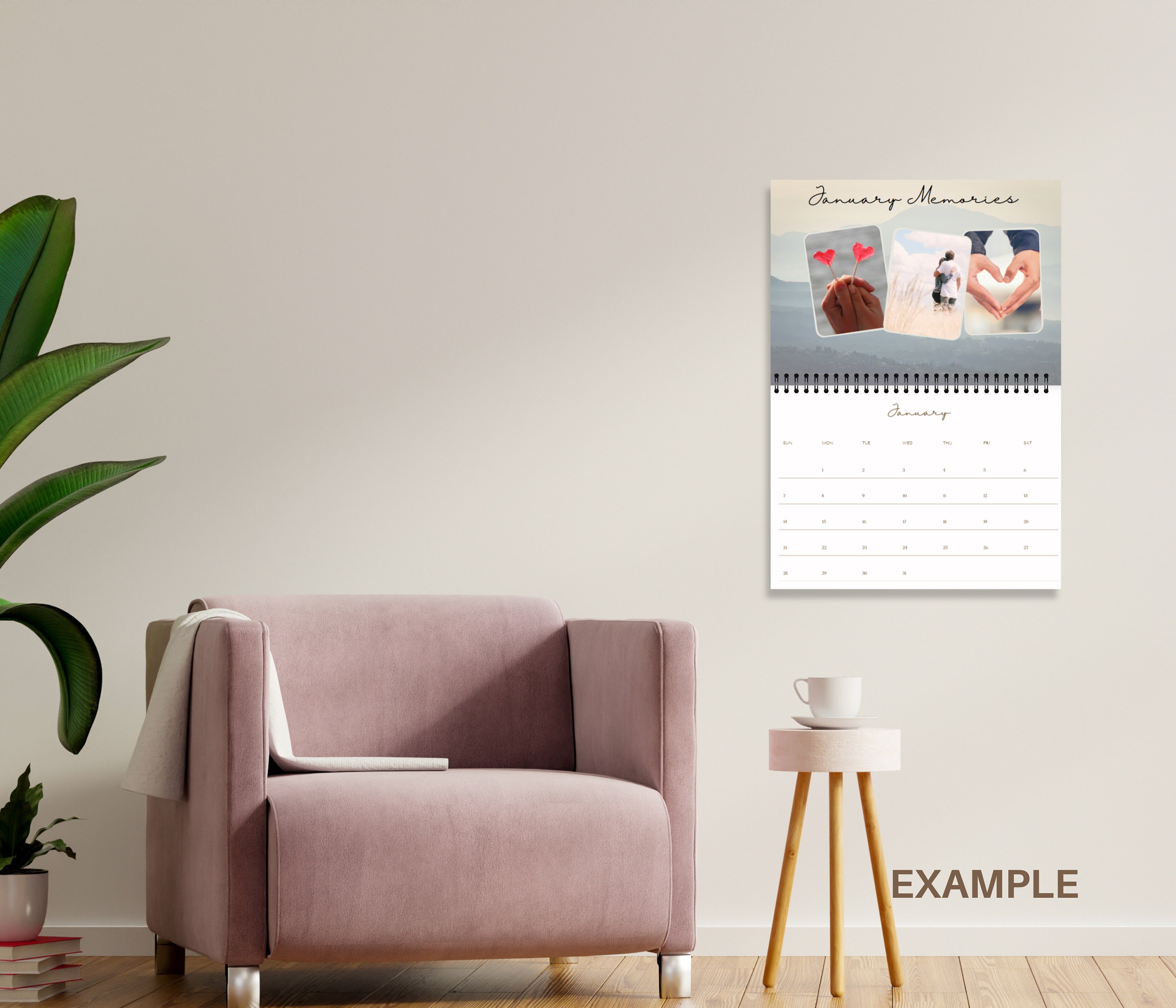 Custom Printable Calendar Memories 2024 Using Canva Template & - Etsy