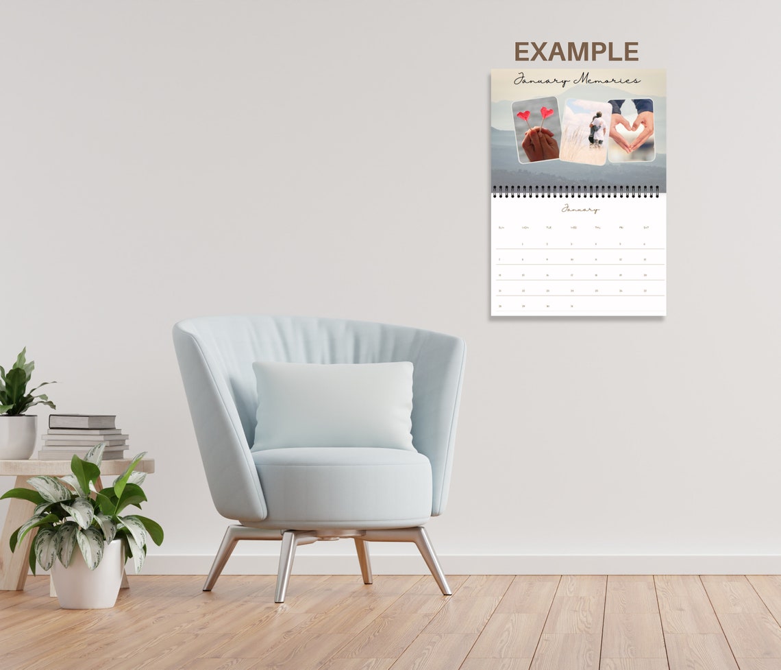Custom Printable Calendar Memories 2024 Using Canva Template & - Etsy