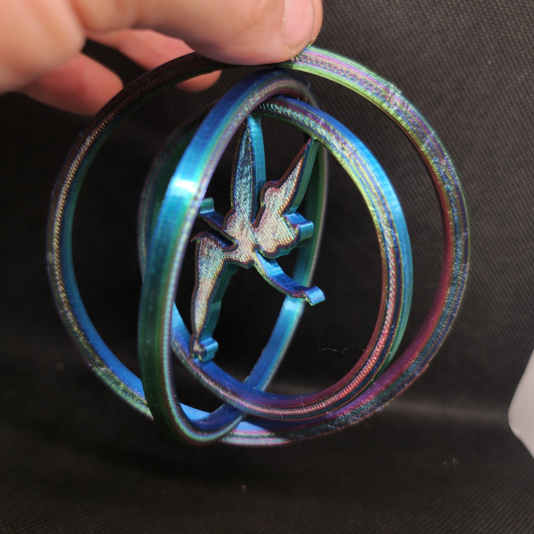 Disney Inspired Tinkerbell Gyro Christmas Bauble - Etsy