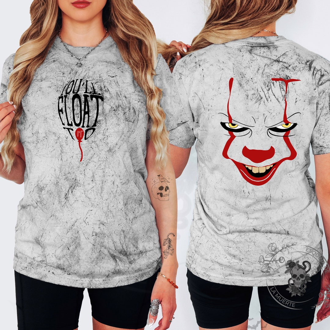 IT Tee | Horror Theme Hoodie | Pennywise Movie Shirt | IT Merch ...