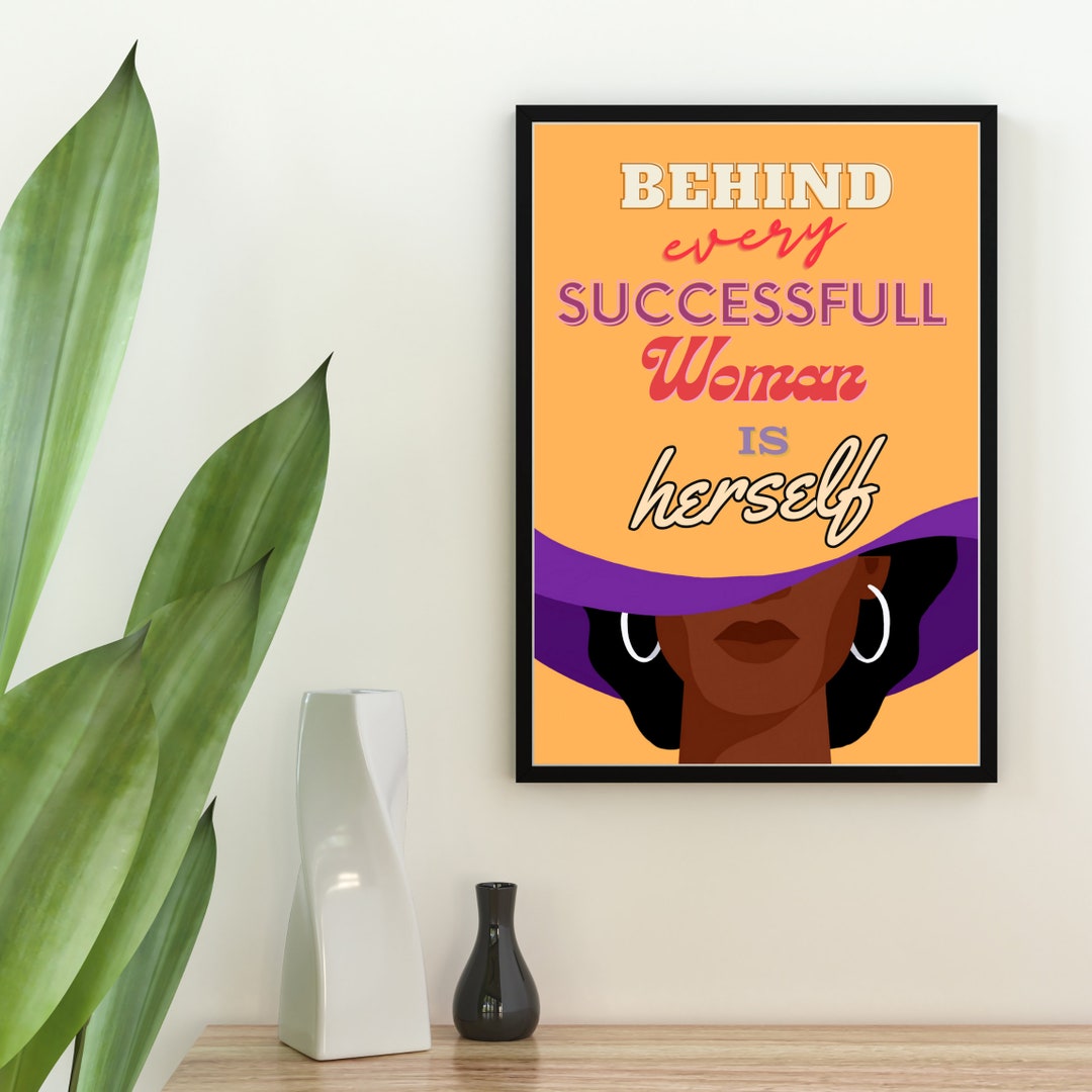Behind Every Successful Women, Feminist Gift, Chase Your Dreams ...