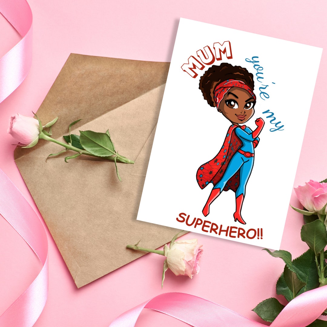 Mum You're My Superhero, Mothers Day Card, Mum, Greeting Cards, Cards ...