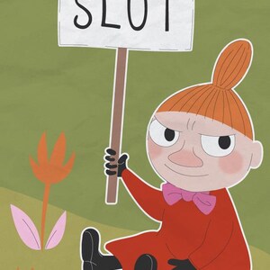 Moomin Little My Sign Poster - Etsy