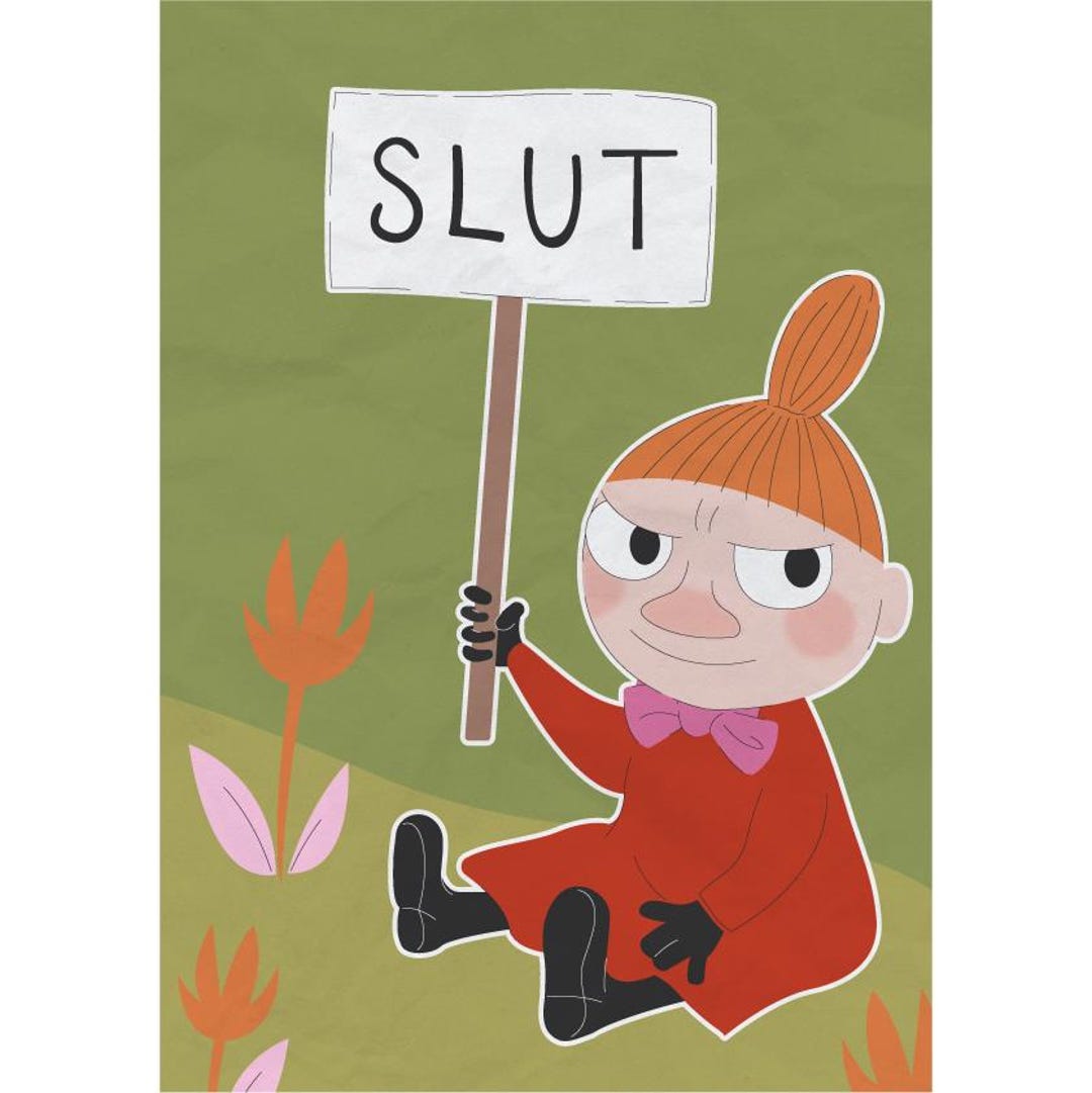 Moomin Little My Sign Poster - Etsy