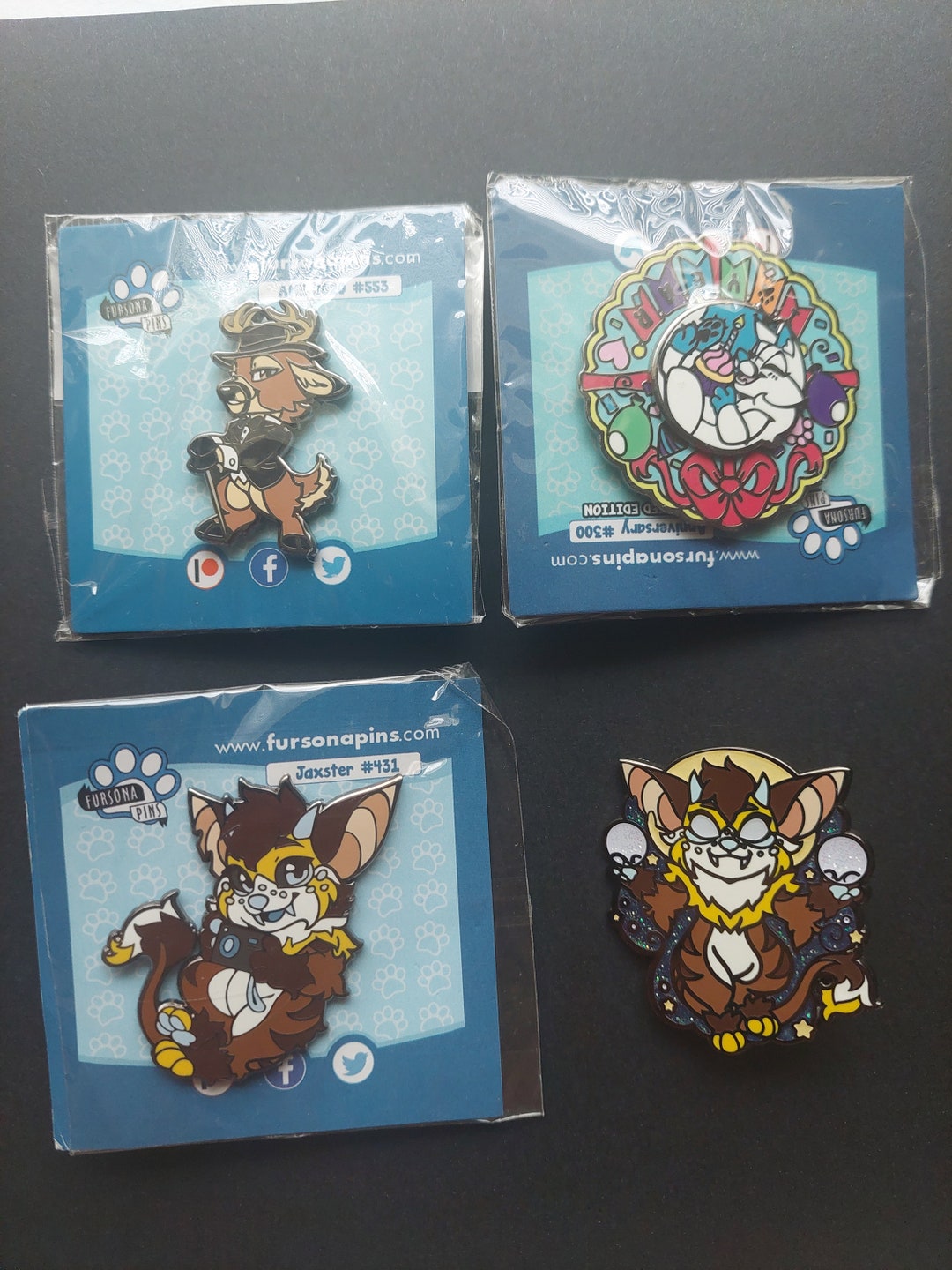 Exclusive Convention Fursona Enamel Pin • Limited-run Fursona Character ...