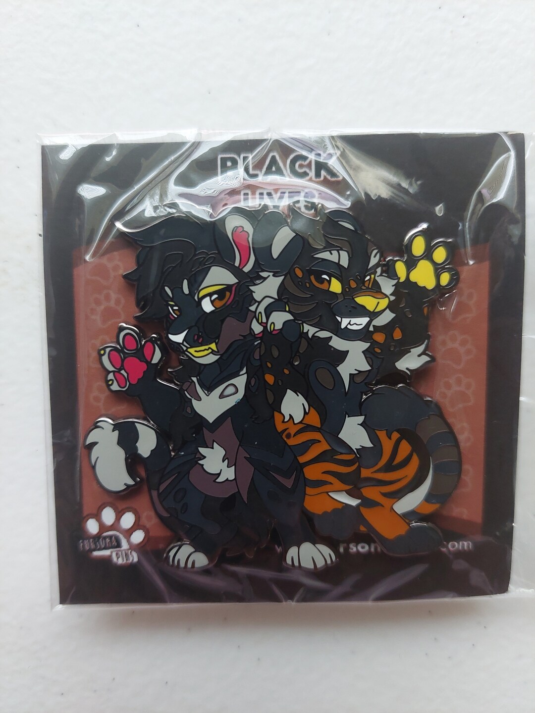 BLM Fursona Pin; Retired Mold Enamel Pin – Limited Edition Character ...
