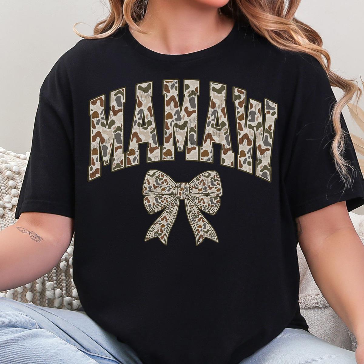 Camo Mamaw PNG, Retro Camouflage Mamaw Design, Vintage Hunting Mamaw ...