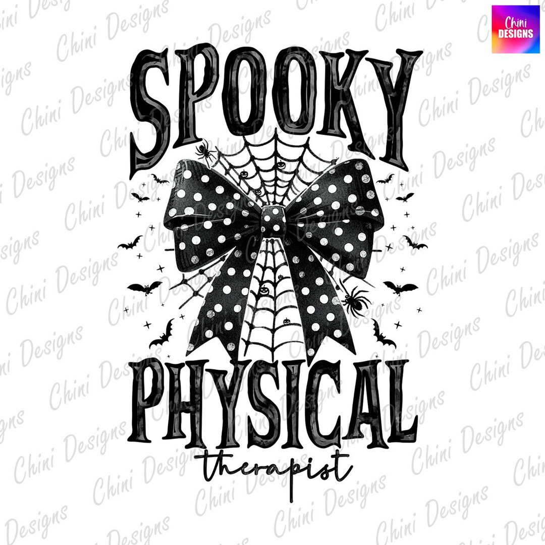 Spooky Physical Therapy PNG, Halloween Physical Therapist Design ...