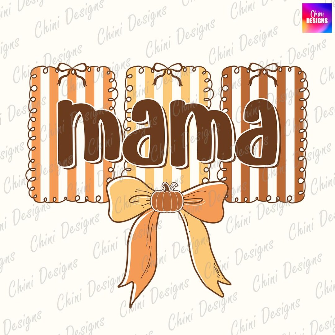Preppy Fall Mama PNG, Autumn Mama Design, Coquette Fall Pumpkin Mama ...
