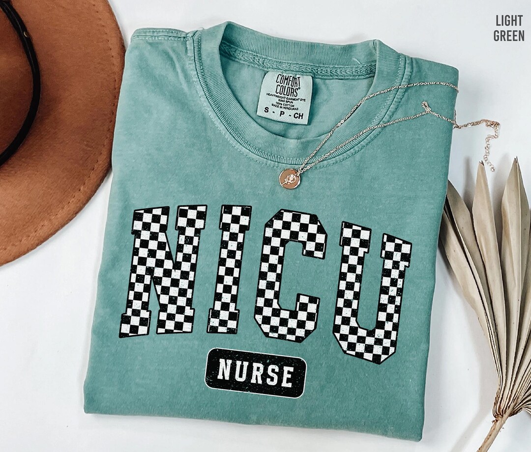 Comfort Colors© NICU Nurse Shirt, Neonatal Intensive Care Unit T-shirt ...