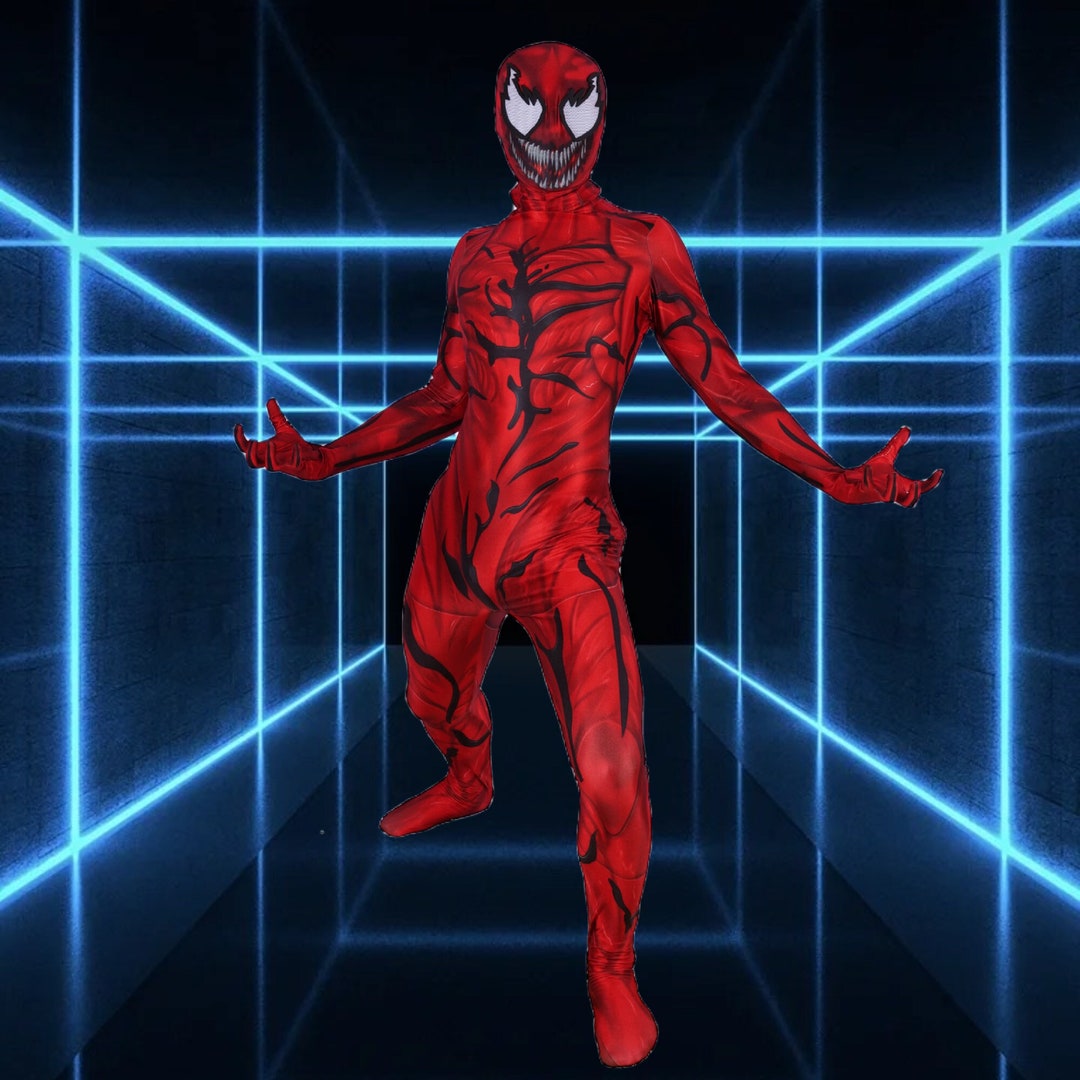 Red Venom Tights Halloween Jumpsuit Cosplay Costume - Etsy