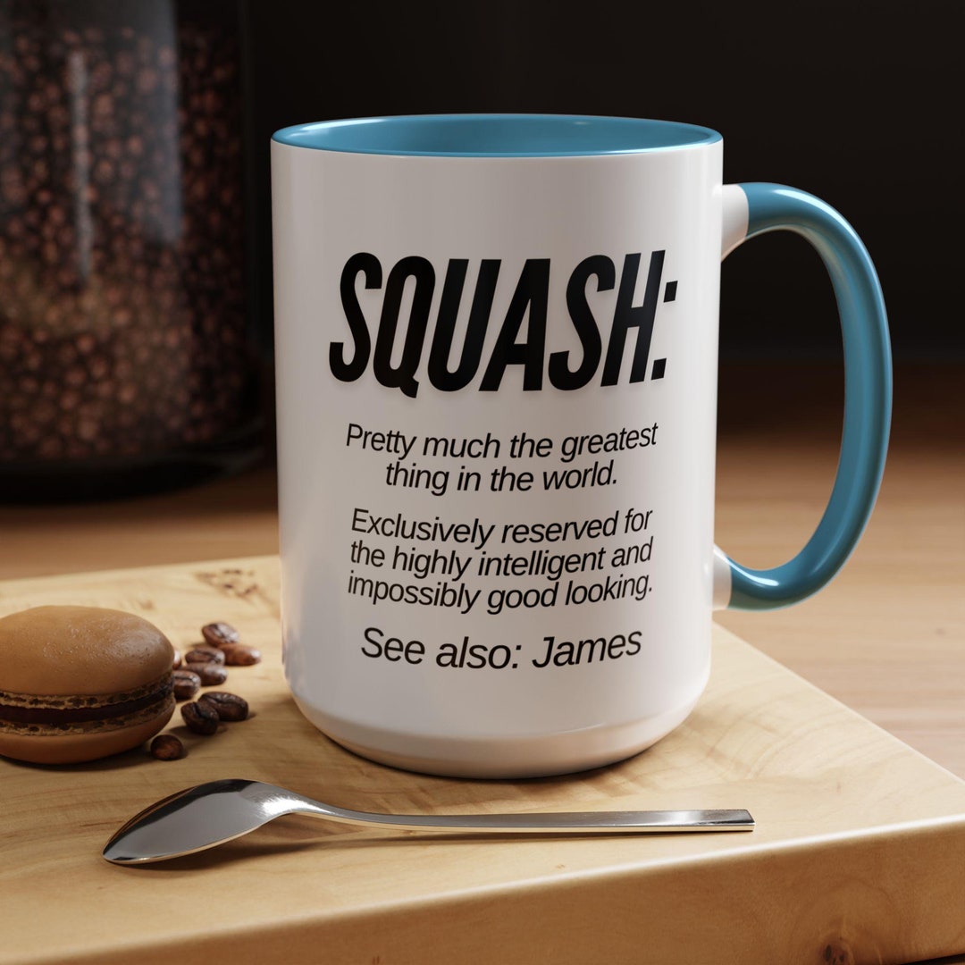 Personalized Squash Player Gift, for Squash Player, Coffee Mug, Funny ...