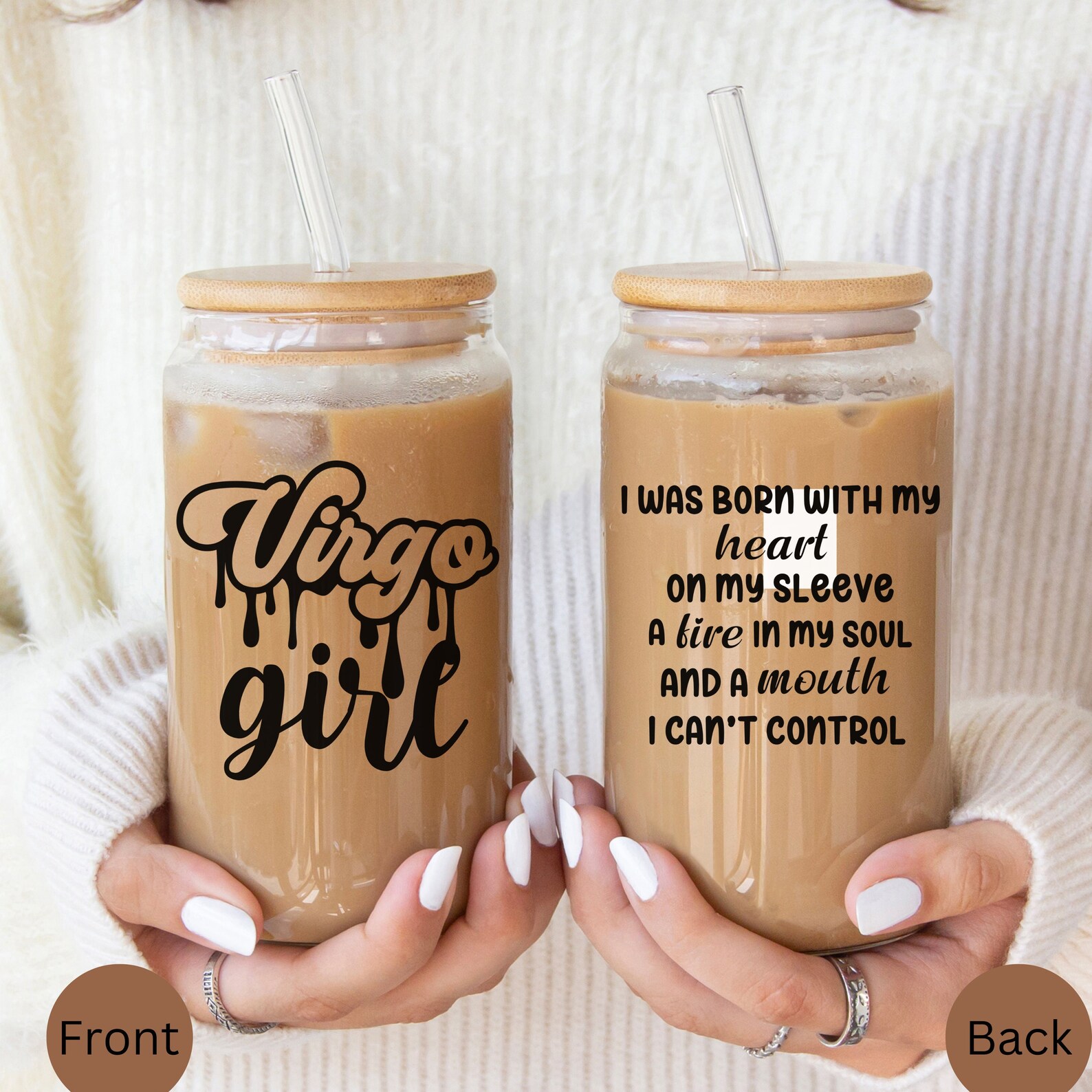Birthday Glass Virgo Tumbler Gifts, Best Friend Gifts, Virgo Gifts for ...