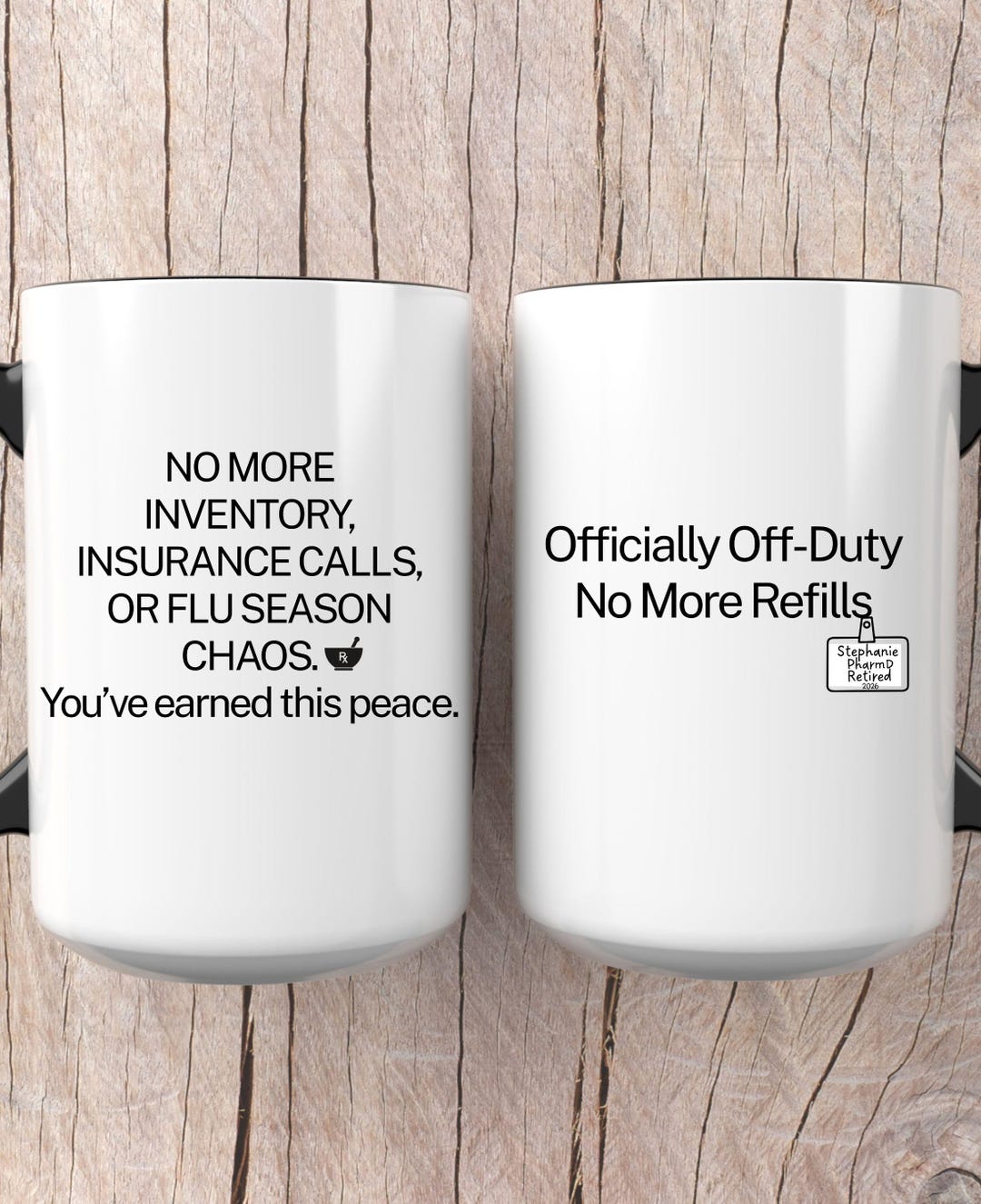 Pharmacist Retirement Gift, Custom Appreciation Coffee Mug, Pharmacist ...