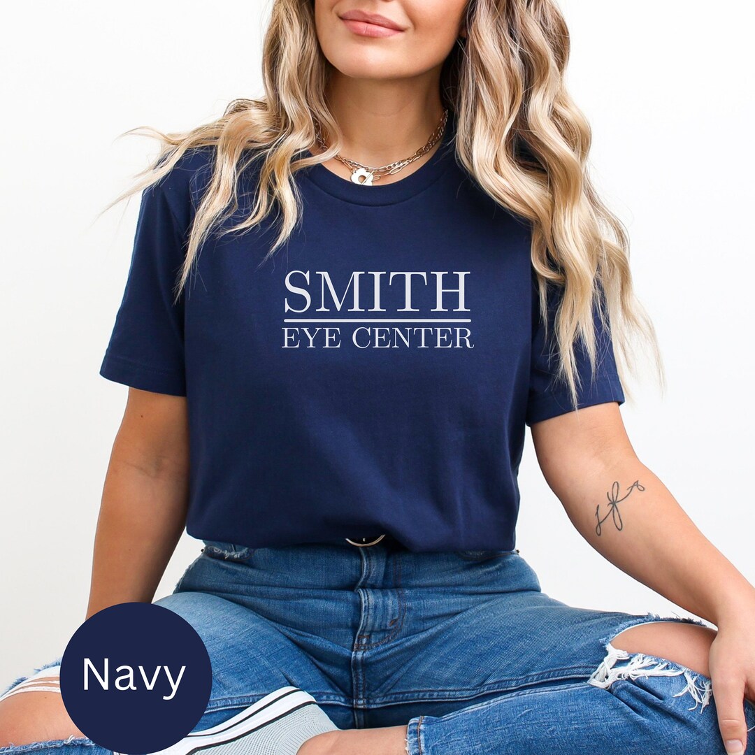Personalized Ophthalmology Office Staff T Shirt, Optometry Clinic T ...