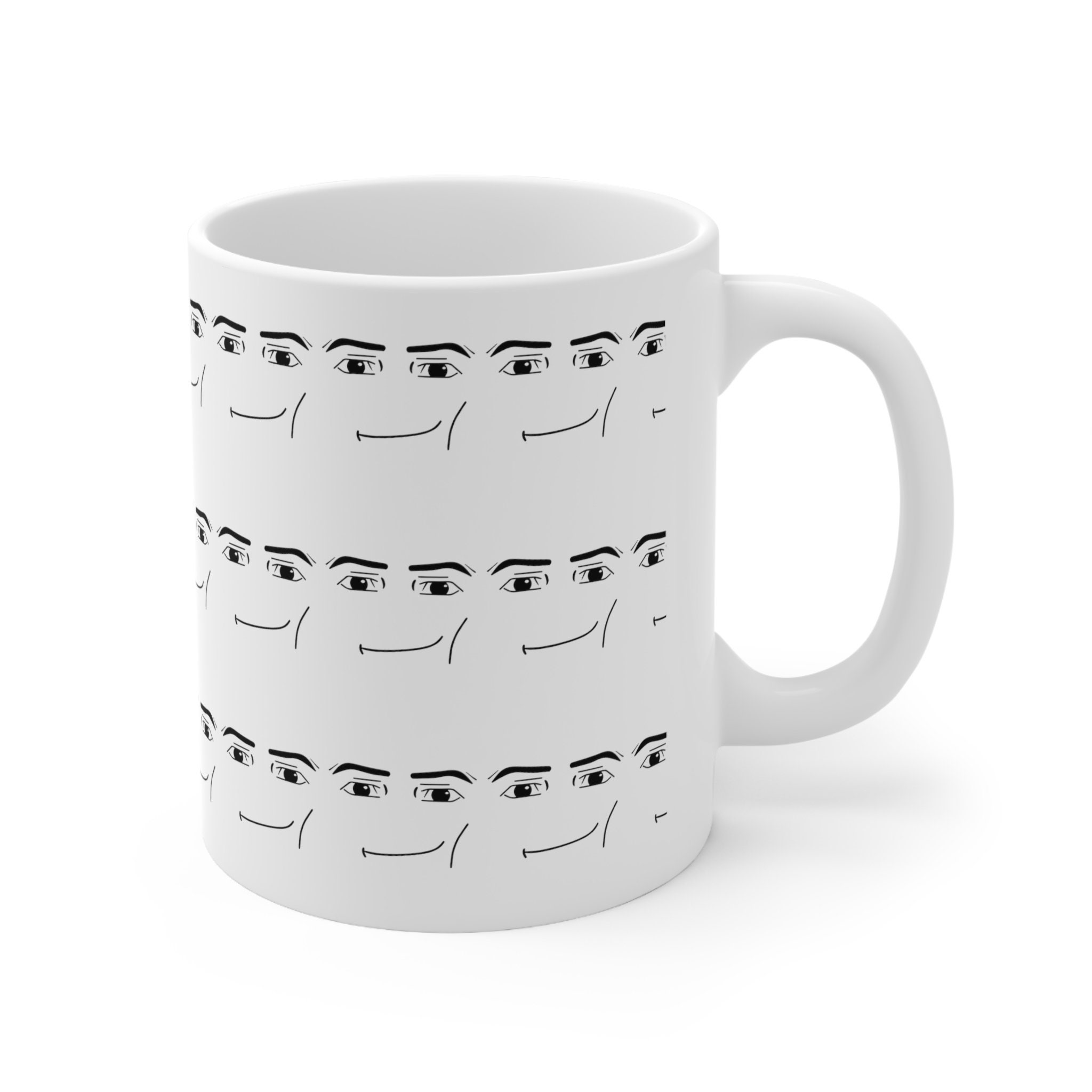Roblox Man Face Roblox Mug Roblox Gamer Gifts - Etsy