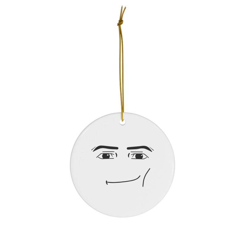 Roblox Man Face Roblox Ornament Roblox Birthday Gifts for Gamer Roblox ...