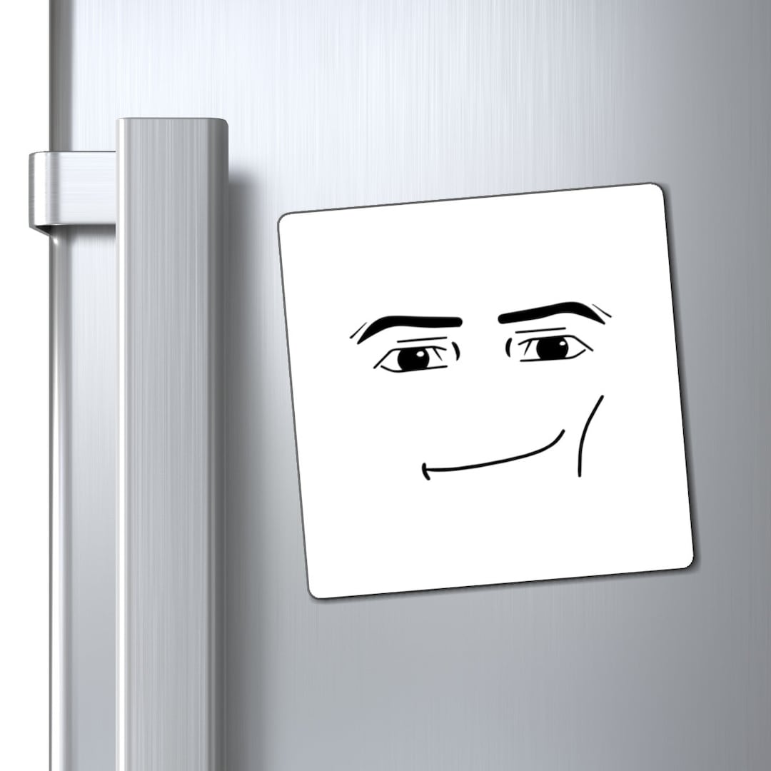 Roblox Magnet Roblox Man Face Gamer Merch Roblox Birthday Gift - Etsy