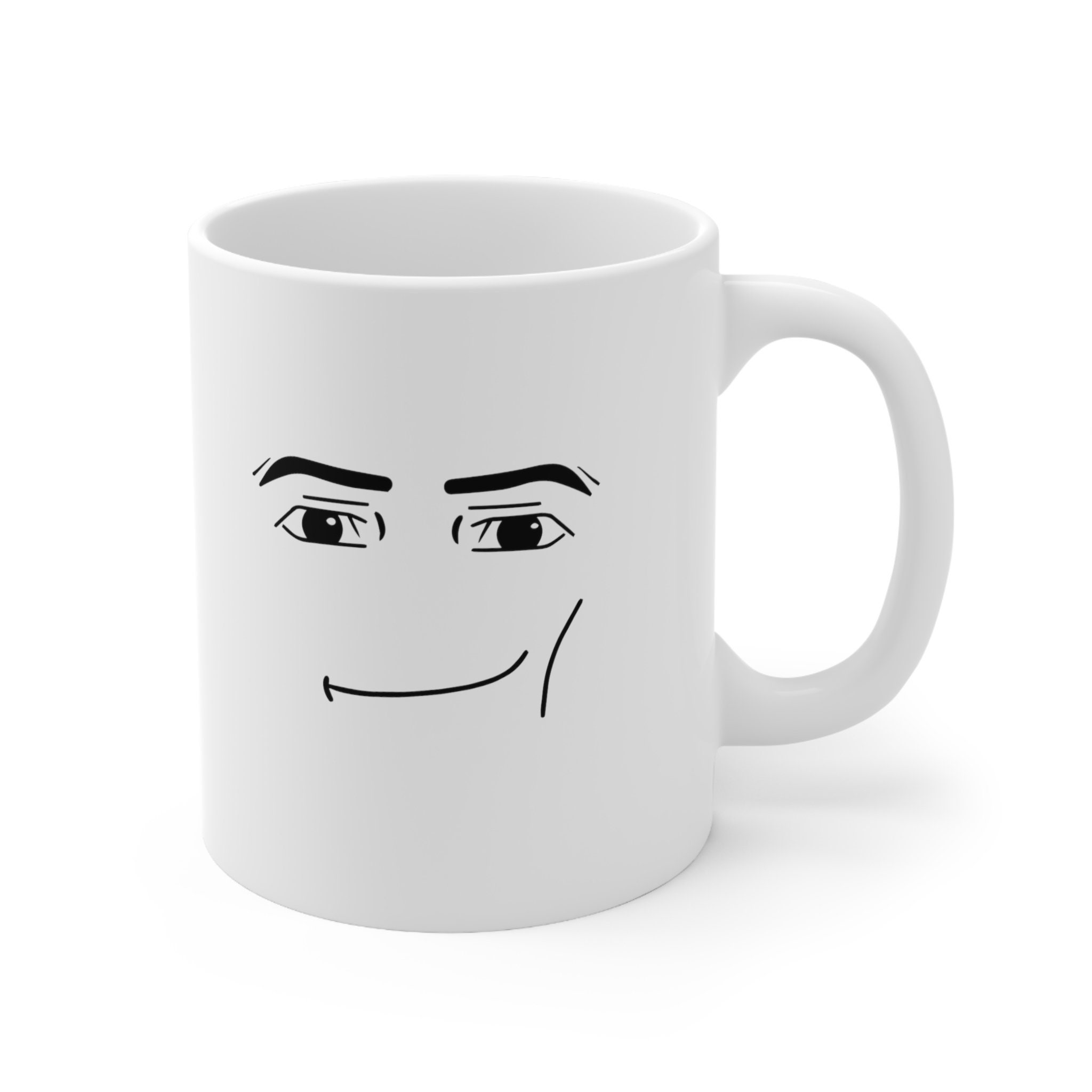 Roblox Man Face Mug - Etsy