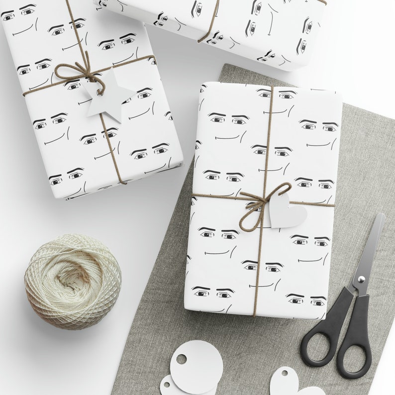 Roblox Man Face Roblox Wrapping Papers - Etsy UK