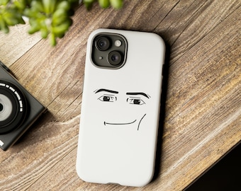 Roblox Man Face Roblox Phone Case Roblox Merch Gifts for Gamer - Etsy
