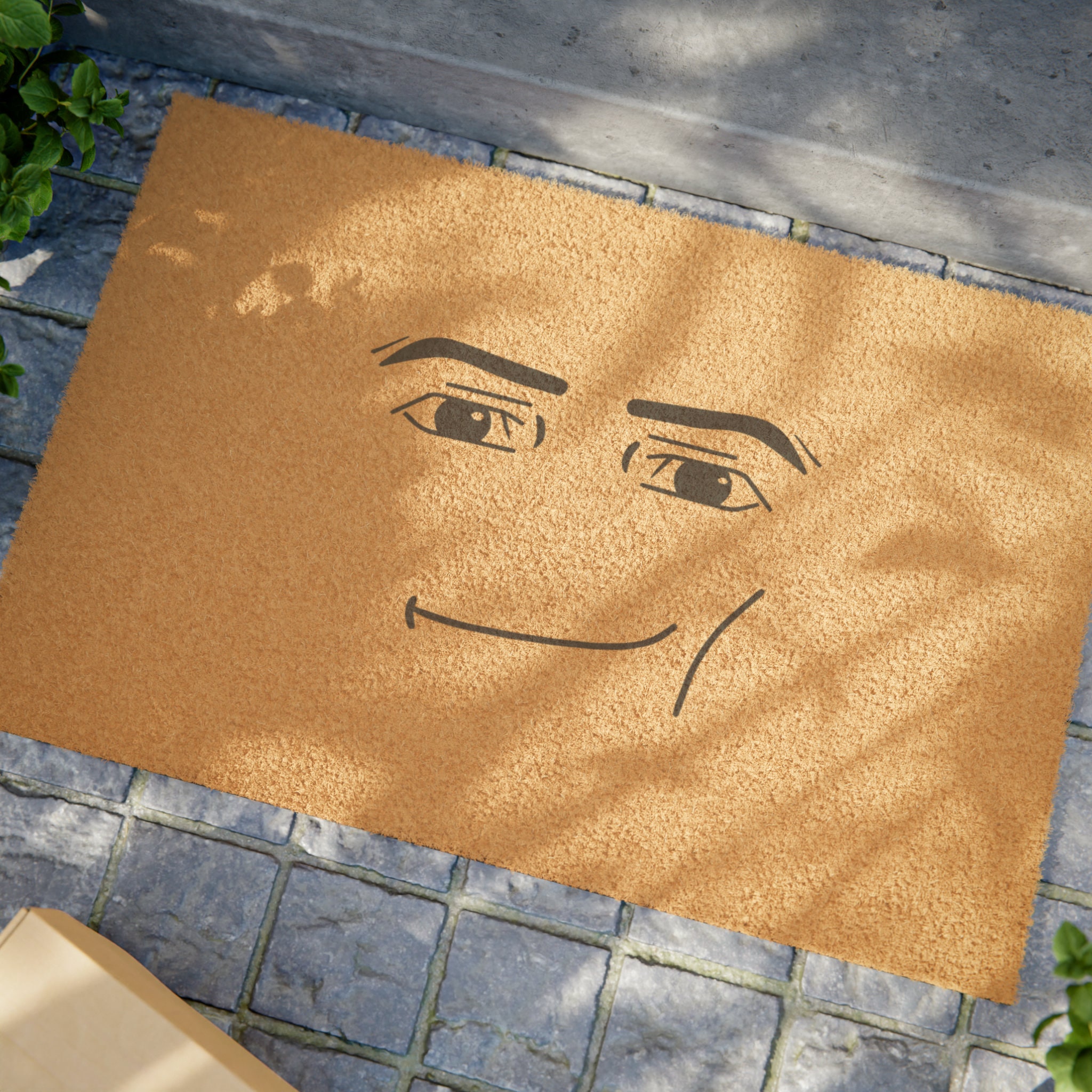 Roblox Man Face Gifts for Gamer Roblox Decor Gen Z Humor Doormat - Etsy