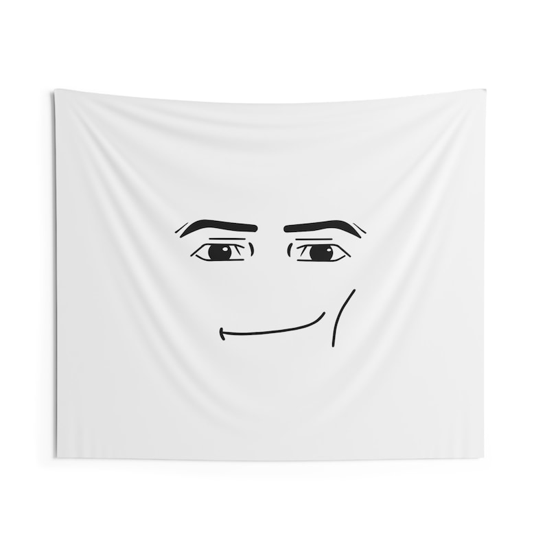 Roblox Man Face Roblox Merch Roblox Flag Gifts for Gamer Roblox Wall ...