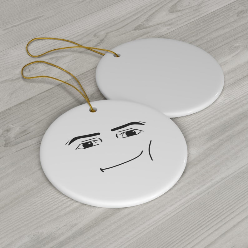 Roblox Man Face Roblox Ornament Roblox Birthday Gifts for Gamer Roblox ...