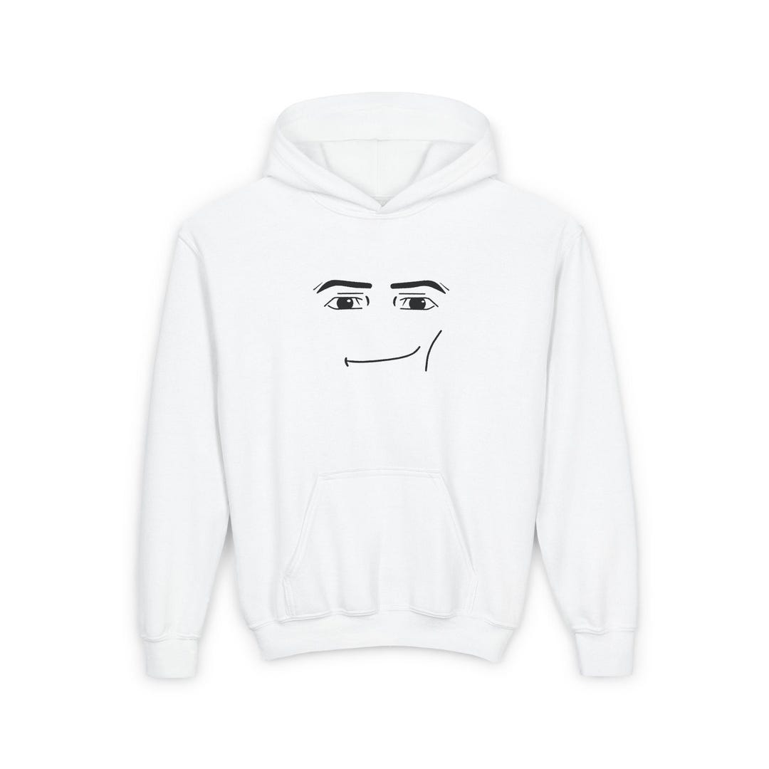 Roblox Man Face Roblox Youth Hoodie - Etsy