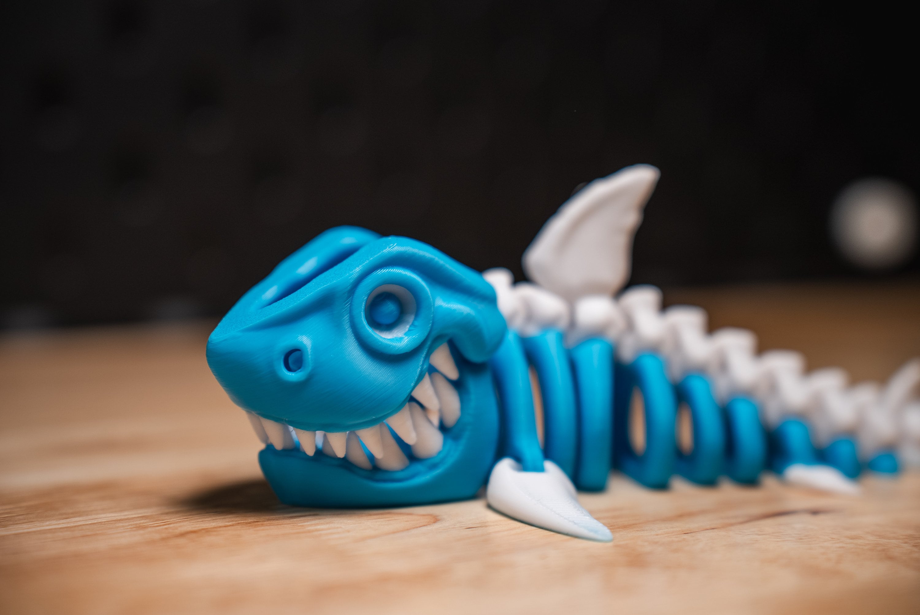 Articulated Flexible Shark Toy, Hand Paintable Collectibles, Shark ...