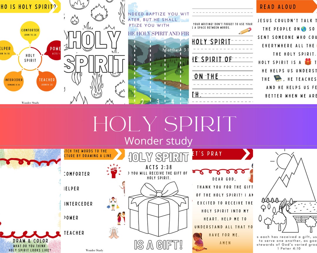 Holy Spirit - Unity Study - Etsy