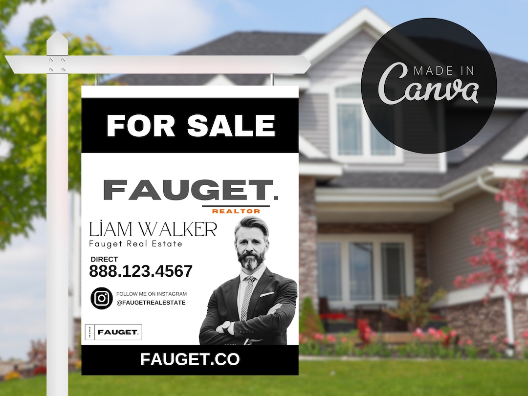 Real Estate Yard Signopen House Pointer Minimalist Design - Etsy