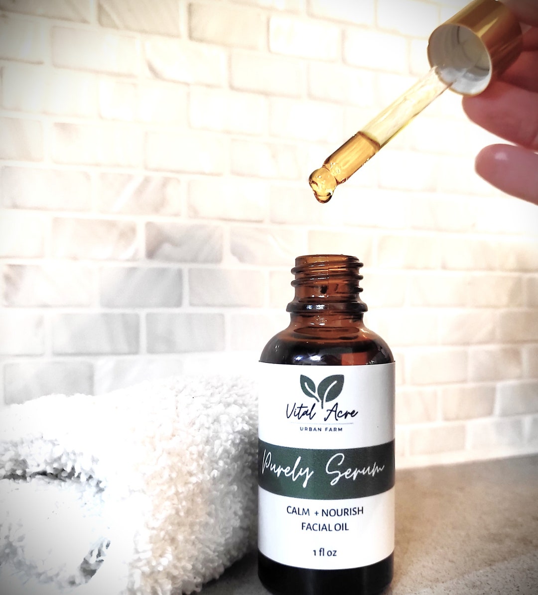 Purely Serum Natural Facial Oil for Sensitive Skin Unscented ...