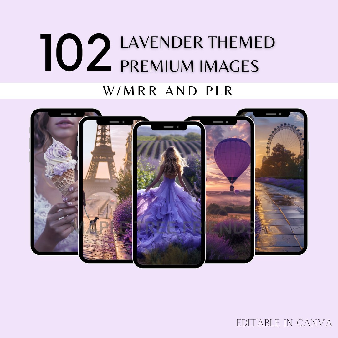 102 Lavender Faceless Reel Story Images Master Resell Rights (MRR) and ...