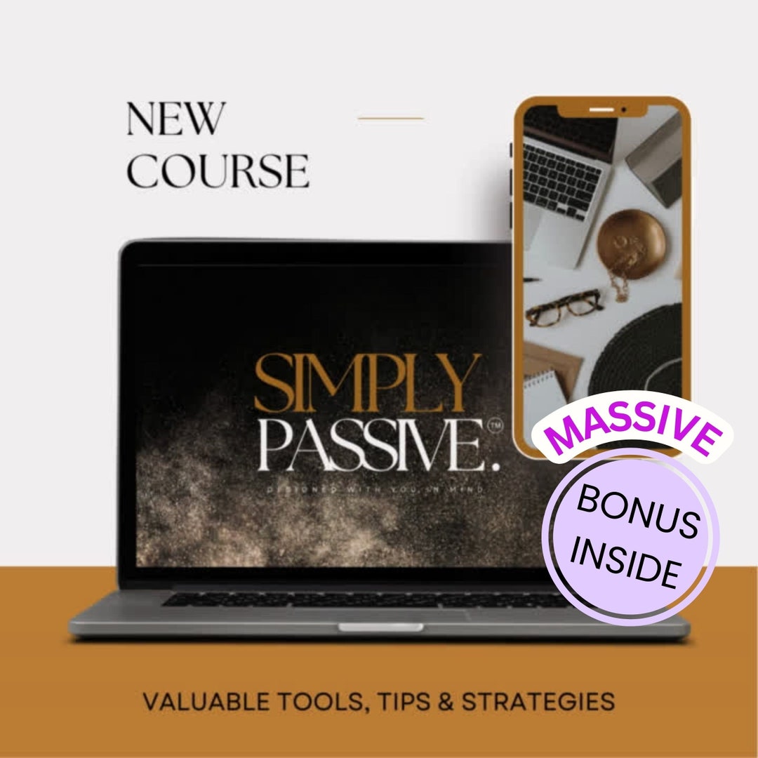 Simply Passive Digital Marketing Social Media Growth Course With Master ...