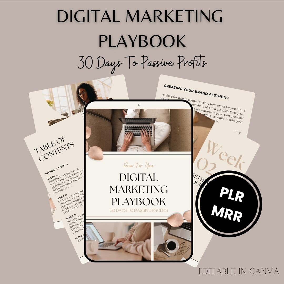 Done for You: Digital Marketing Playbook With Master Resell Rights (MRR ...