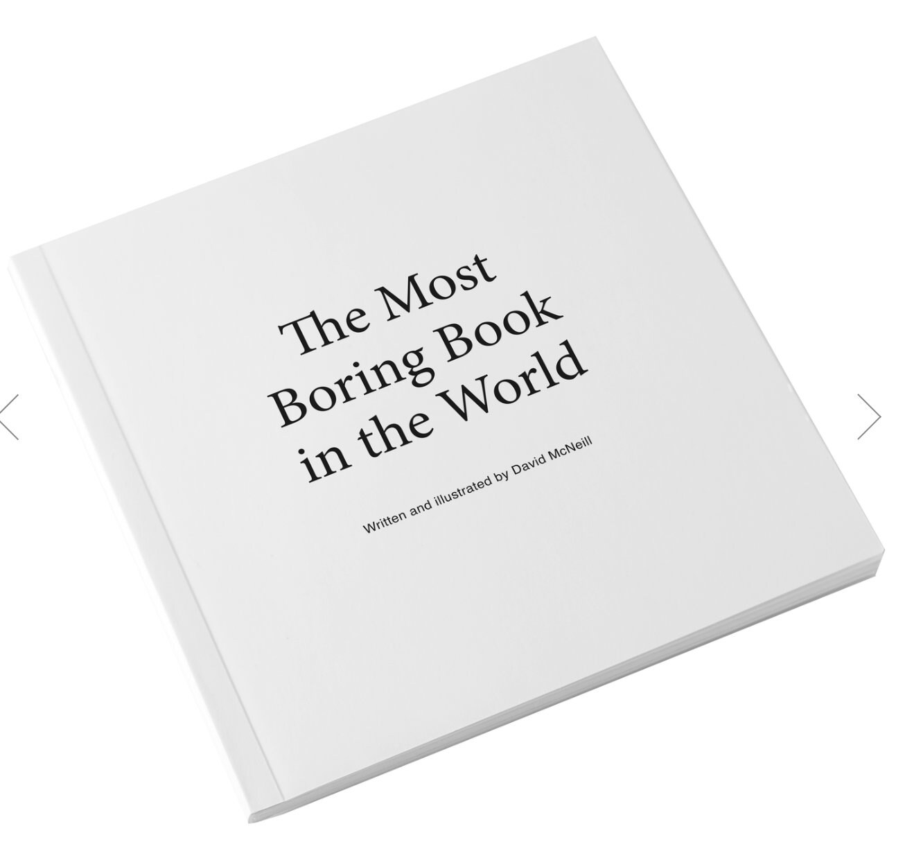 The Most Boring Book in the World - Etsy