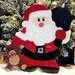 Sparkly Resin Santa With Epoxy Resin Finish, Santa Claus Decor, Santa ...