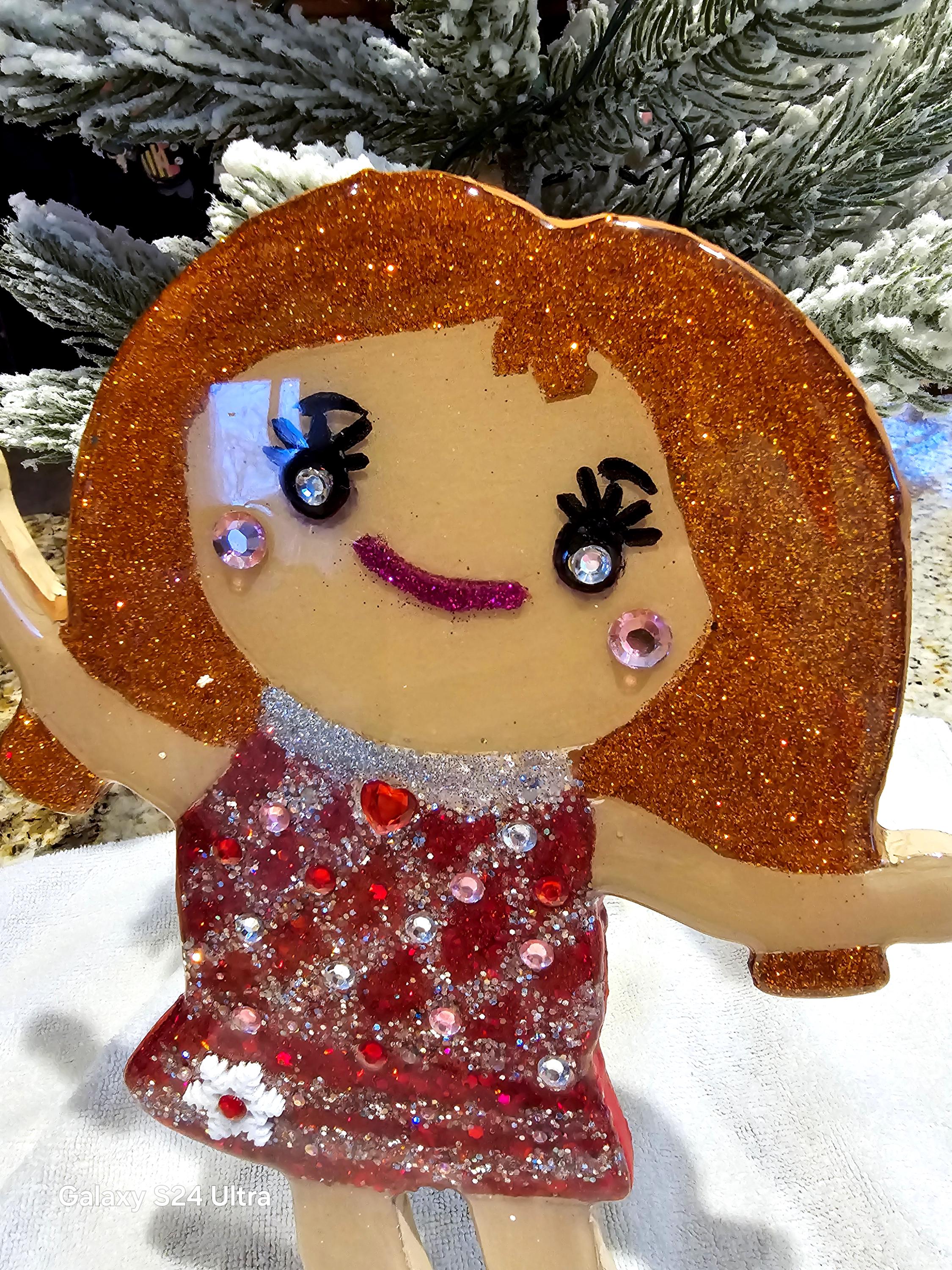 Dolly Misfit Wall Art With Glitters, Rhinestones and Epoxy Resin ...