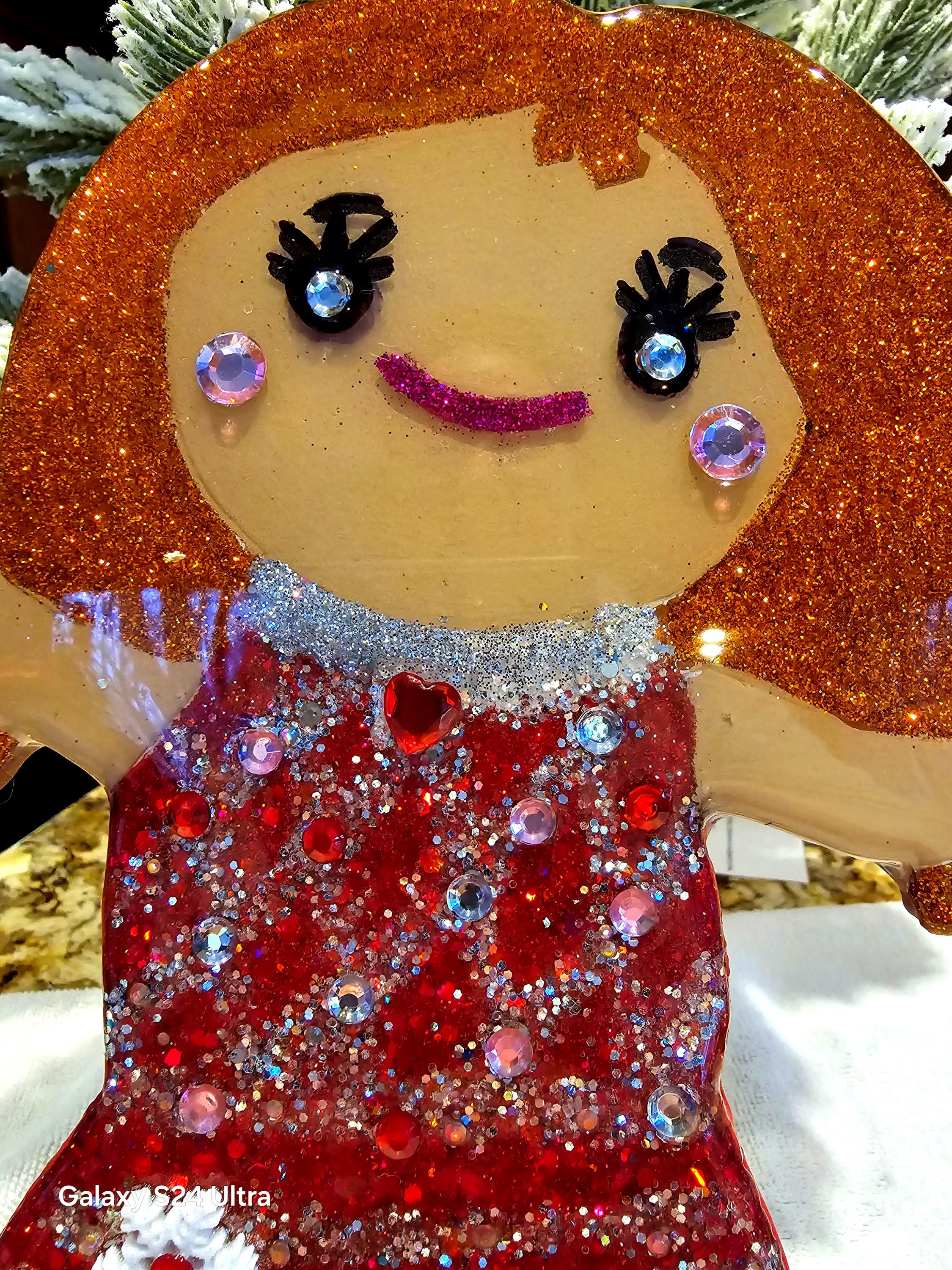 Dolly Misfit Wall Art With Glitters, Rhinestones and Epoxy Resin ...