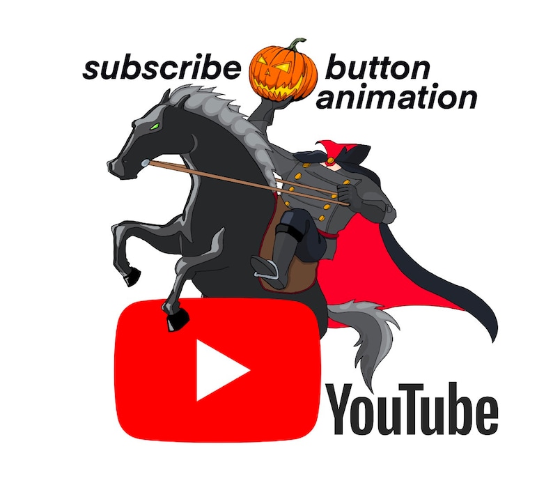 Youtube Subscribe Button Overlay Halloween Subscribe Animation Youtube ...